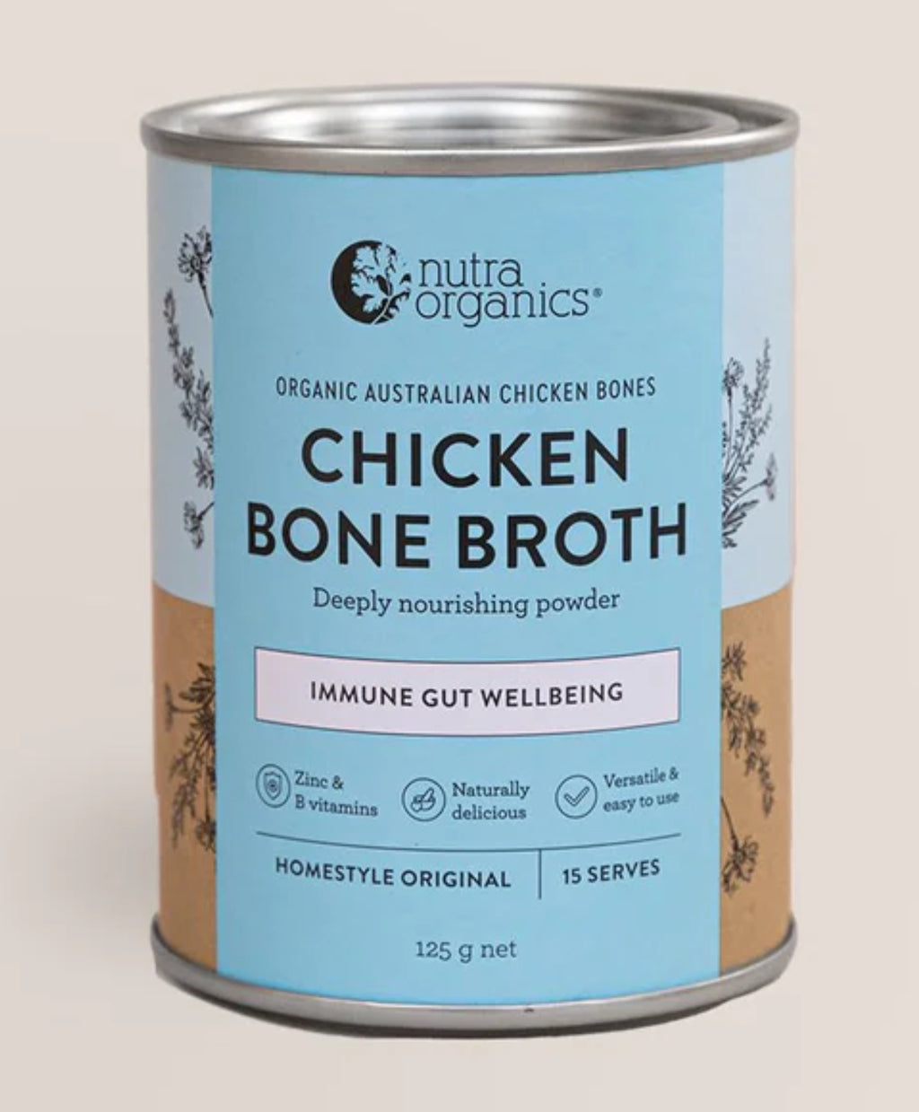 Nutra Organics Chicken Bone Broth Powder Original – The Basic Co